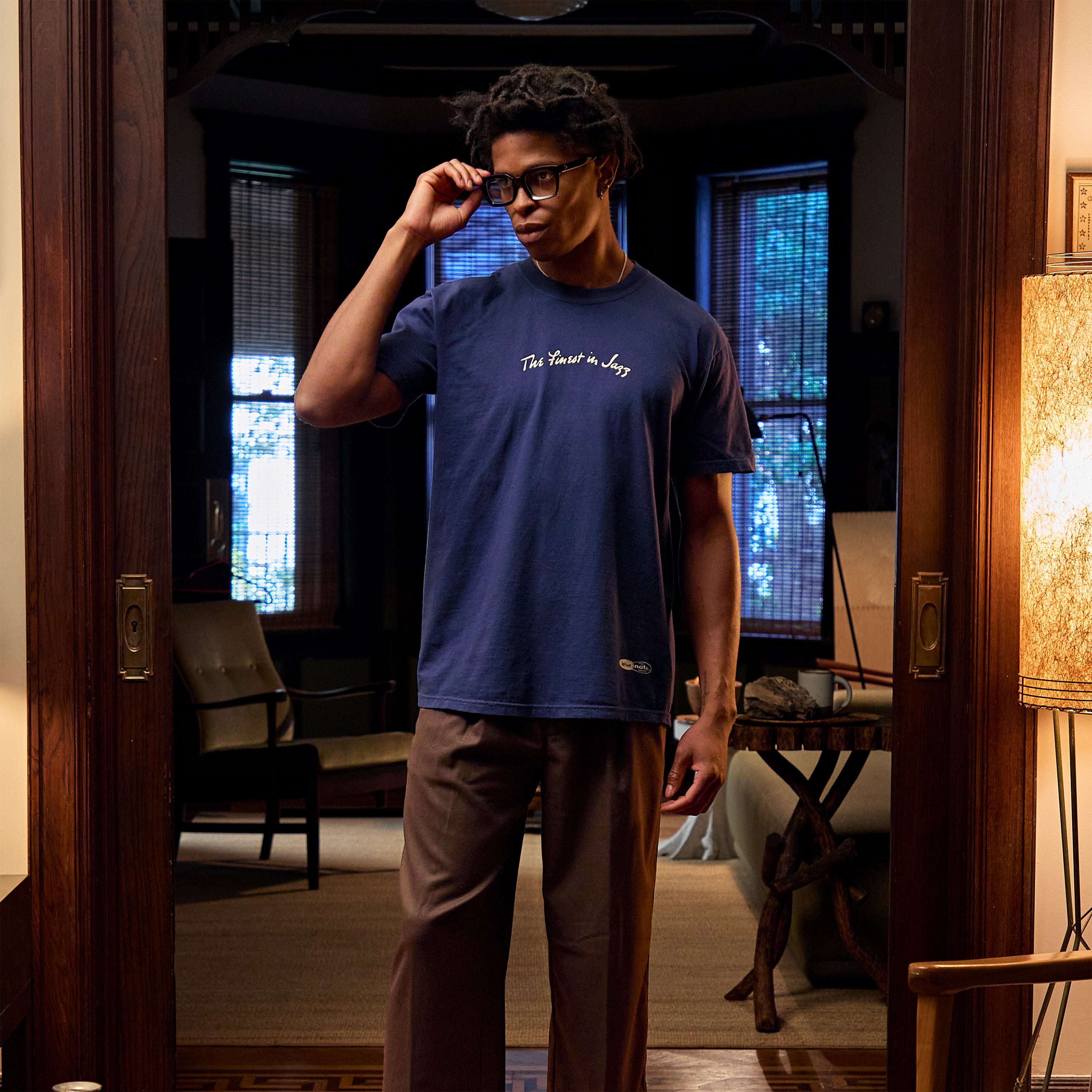 Finest In Jazz Navy T-Shirt - Blue Note Records