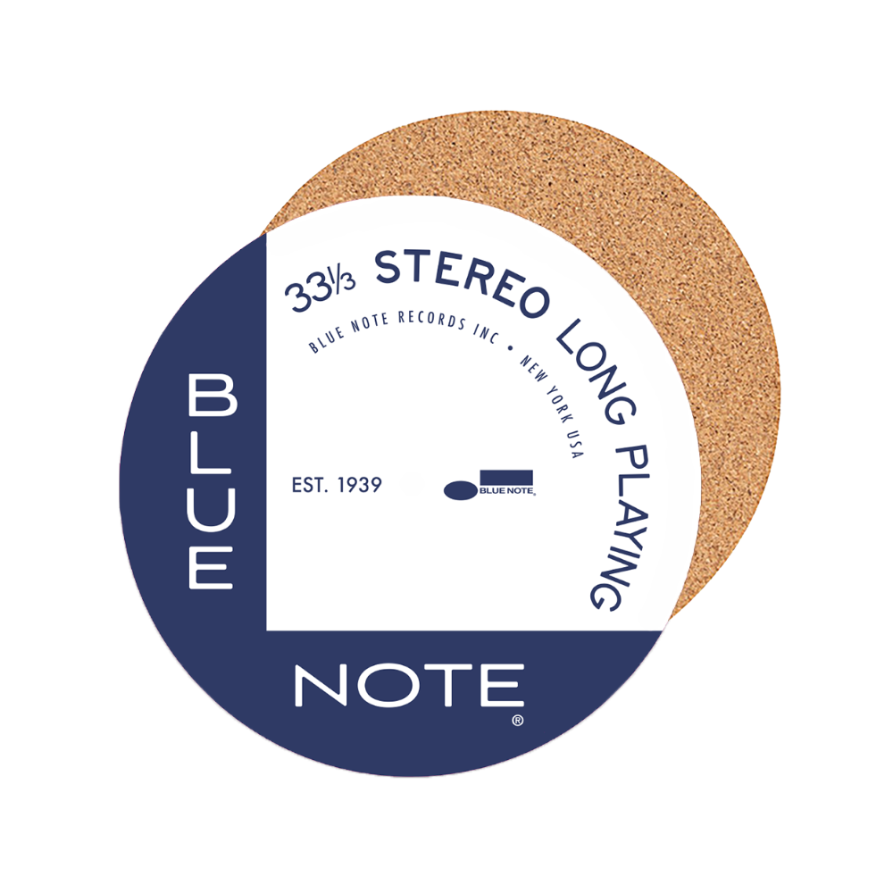 Vinyl Label Coaster Set - Blue Note Records
