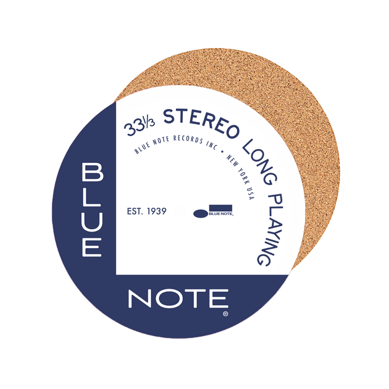 Vinyl Label Coaster Set - Blue Note Records
