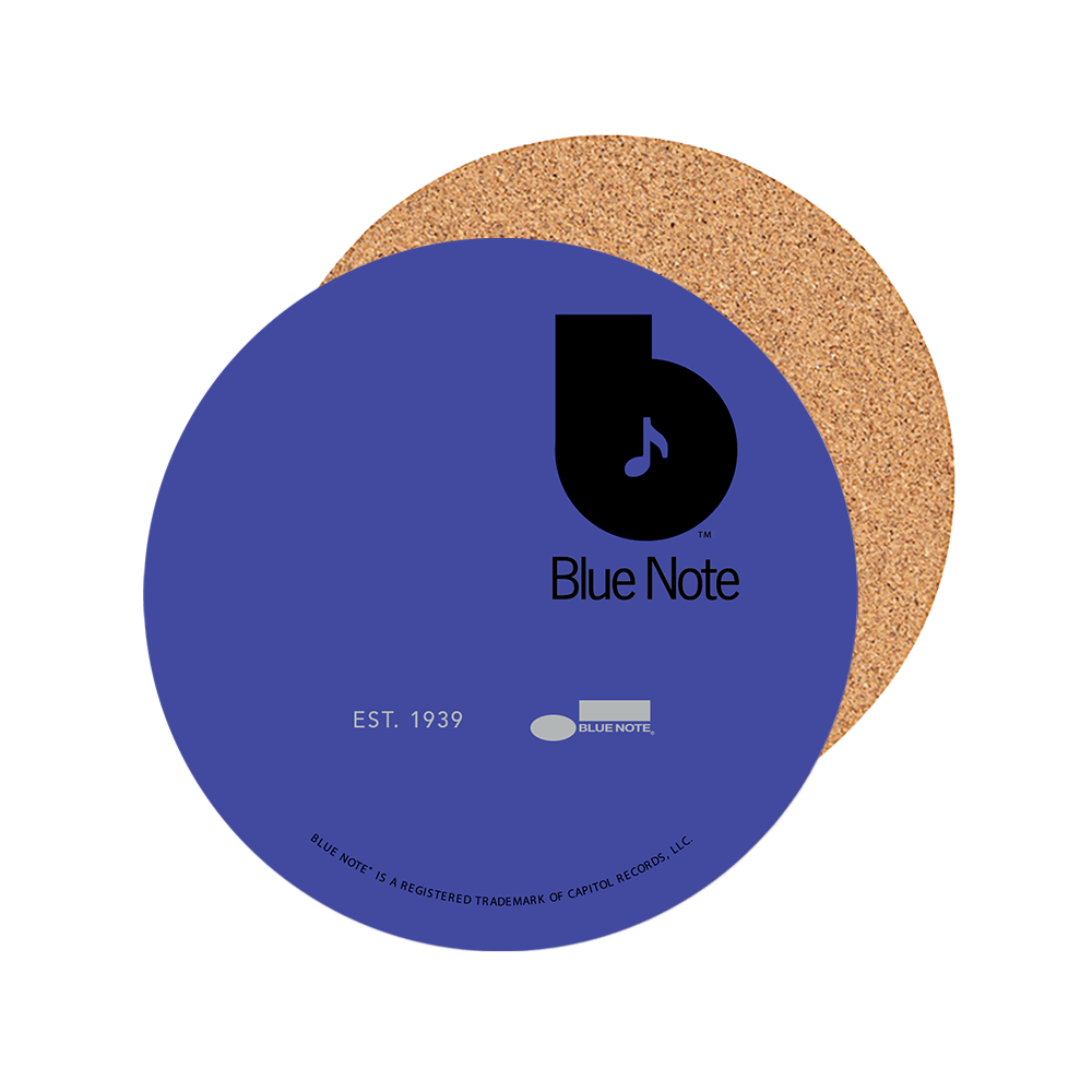 Vinyl Label Coaster Set - Blue Note Records