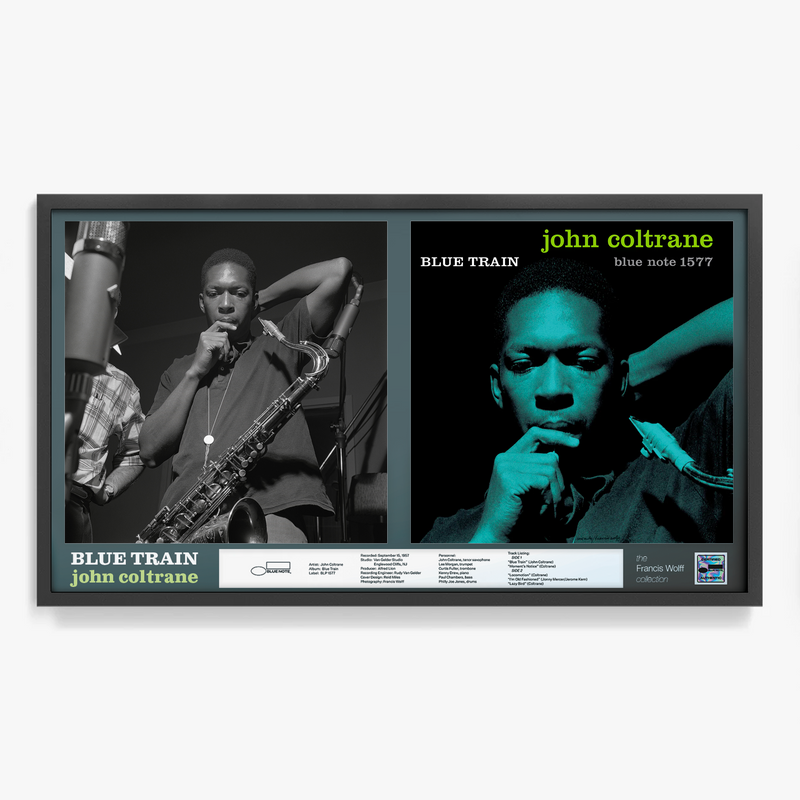 John Coltrane – Blue Train Framed Diptych (Francis Wolff Collection ...
