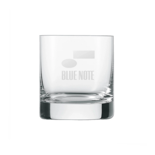 Vintage Blue Note Logo Etched Glass - Blue Note Records