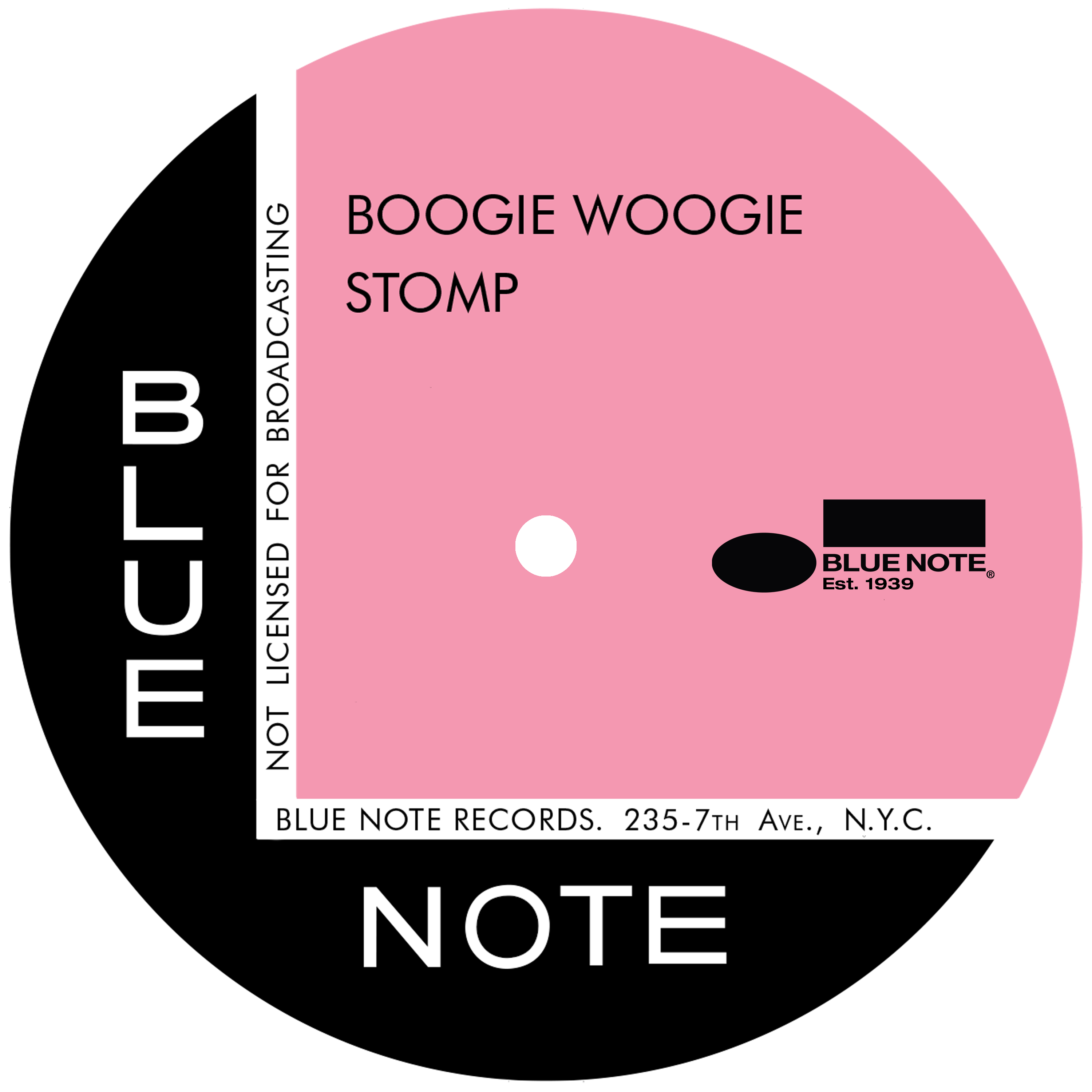 Pink Label Slip Mat - Blue Note Records