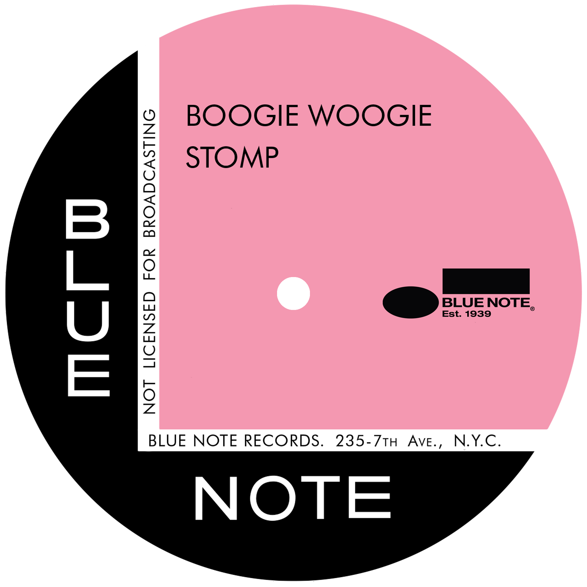 Pink Label Slip Mat - Blue Note Records